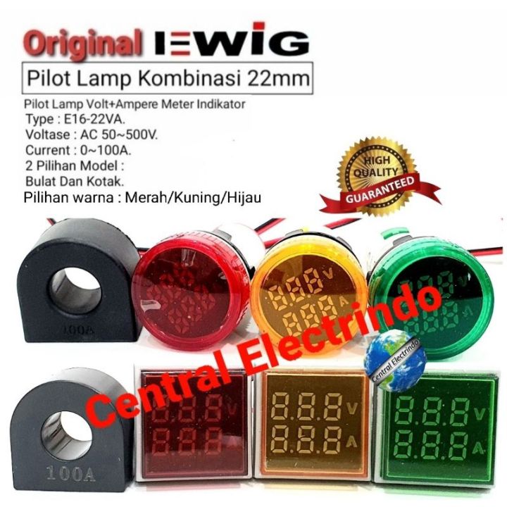 Pilot Lamp LED EWIG VOLT+Ampere Meter Indikator 22mm | Lazada Indonesia Pilot Lamp LED EWIG VOLT+Ampere Meter Indikator 22mm | Lazada Indonesia
