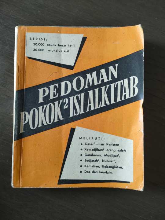 BUKU ROHANI KRISTEN PEDOMAN POKOK-POKOK ISI ALKITAB | Lazada Indonesia