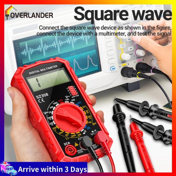 Digital Multimeter AC/DC Voltmeter Ammeter High-Precision Voltage ...