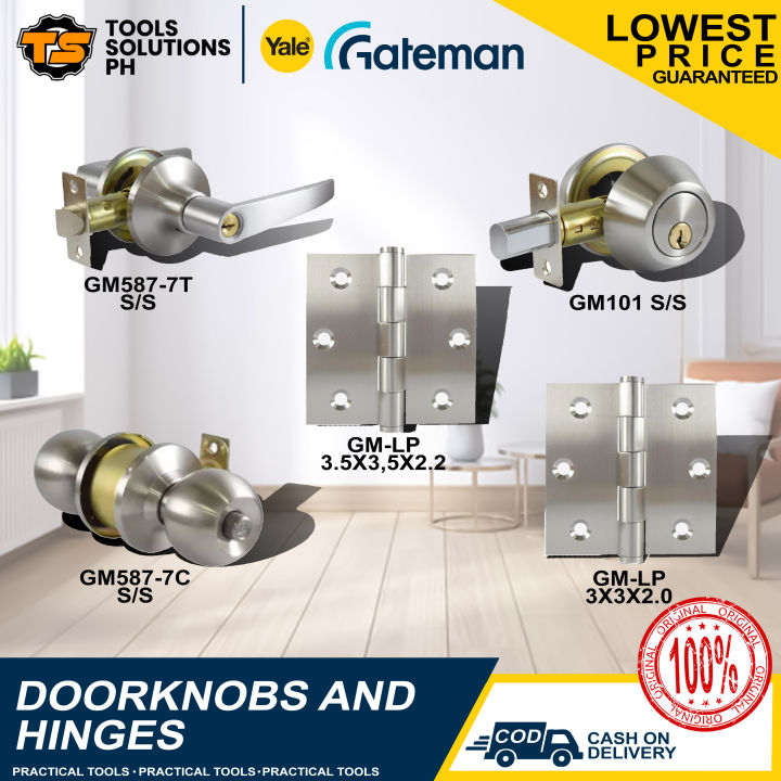 GATEMAN DOORKNOBS AND HINGES | Lazada PH