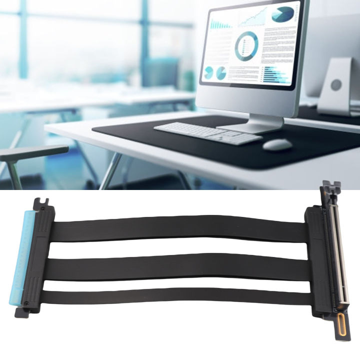 PCIe Gen5 X16 Graphics Card Extension Cable PCIE 5.0 Extension Cable ...
