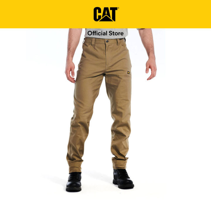 Caterpillar Men's Stretch Canvas Utility Work Pants - Khaki (1810103 ...