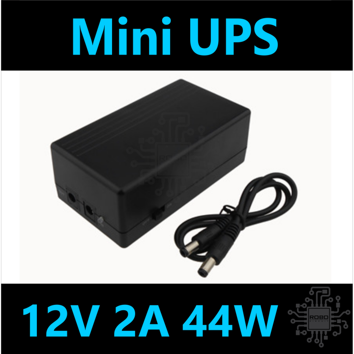 Mini UPS 12V 2A (44W) แบตสำรองไฟสำหรับ Router, Finger Scran | Lazada.co.th