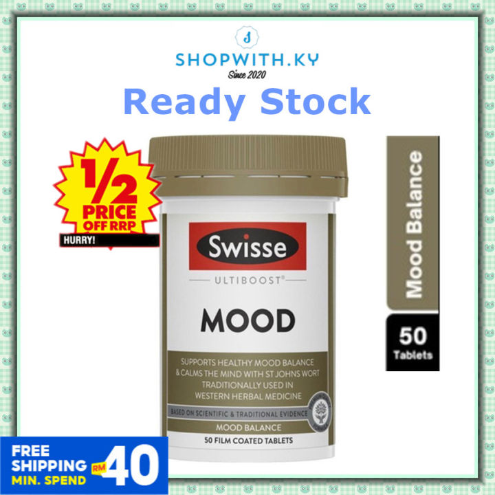 [11/2025] Swisse Ultiboost Mood ( 50 Film Coated Tablets ) | Lazada