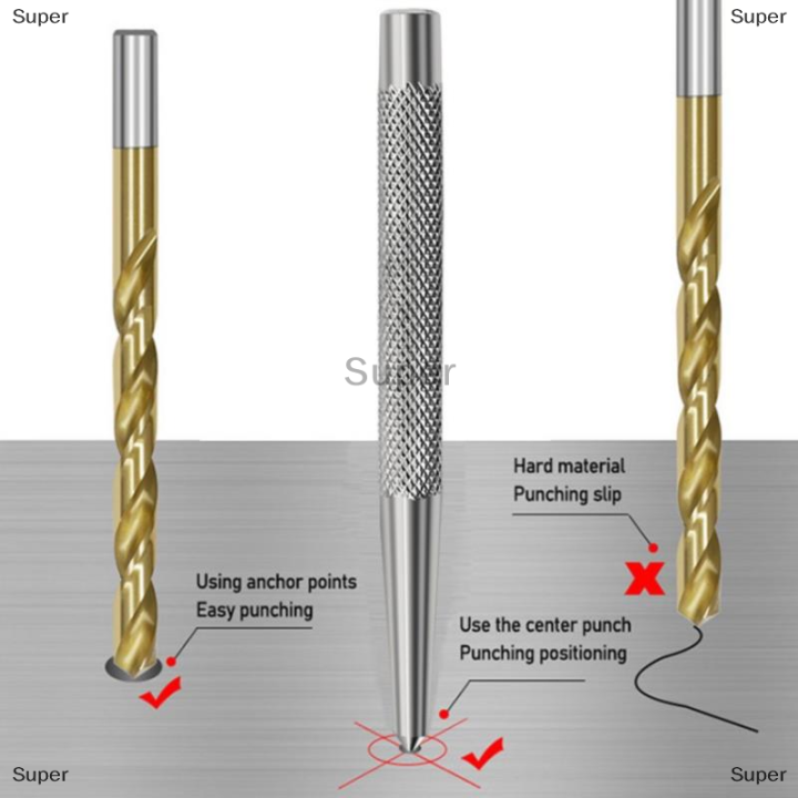 Super Non-slip center pin punch High carbon steel center punch for ...