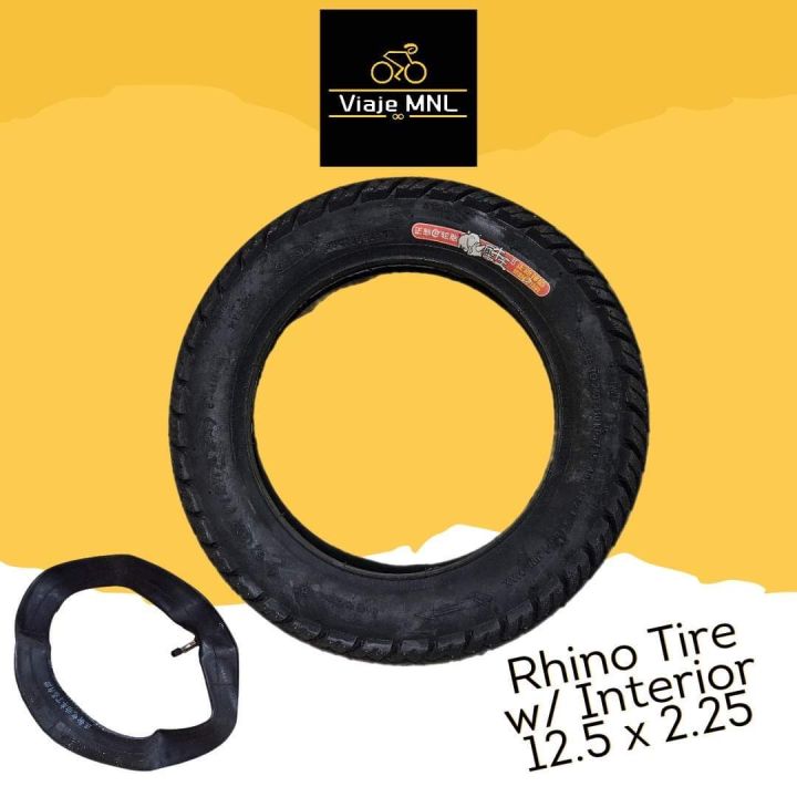 Rhino Tire 12.5X 2.25 inch tire for 12 inch unit Fiido Q1 and Q1S Viaje ...