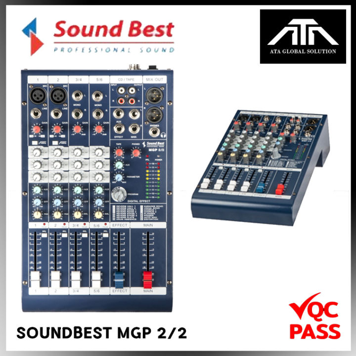 ส่งฟรี ถูกกว่า Soundbest MGP 2/2 MGP2/2 MIXER มิกเซอร์ ซาวด์เบส อุปกรณ์ ...