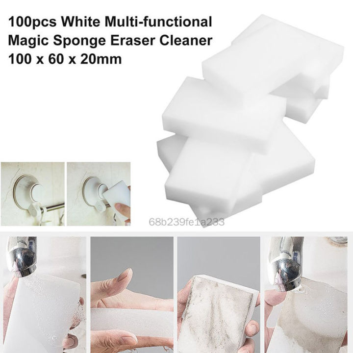 Kitchen Melamine Sponge Cleaners Multi Surface Scrubber Foam Cleaning ...