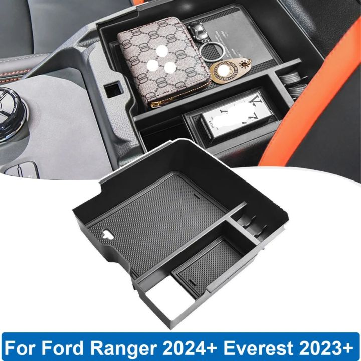 Center Console Armrest Box Storage Tray Organizer Holder For Ford ...