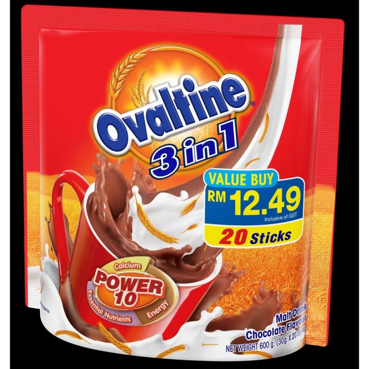 Ovaltine 3 in1 Original 20's X 30g12/ Ovaltine Malt Drink Chocolate ...