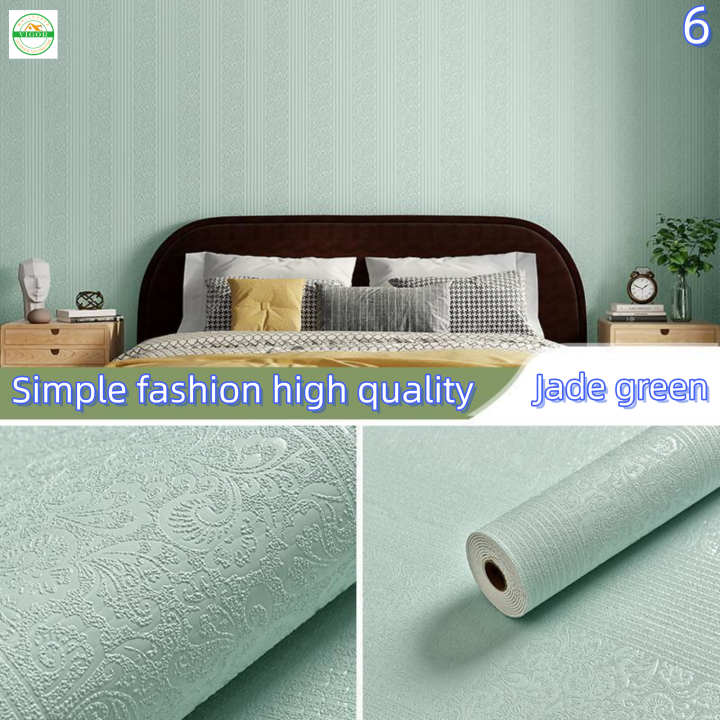 Optimal 3D linen wallpaper 2.8m by 0.5m by foam waterproof | Lazada PH
