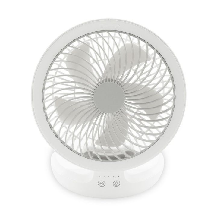ecHome USB Rechargeable Circulator Fan (White) CF4000W | Lazada