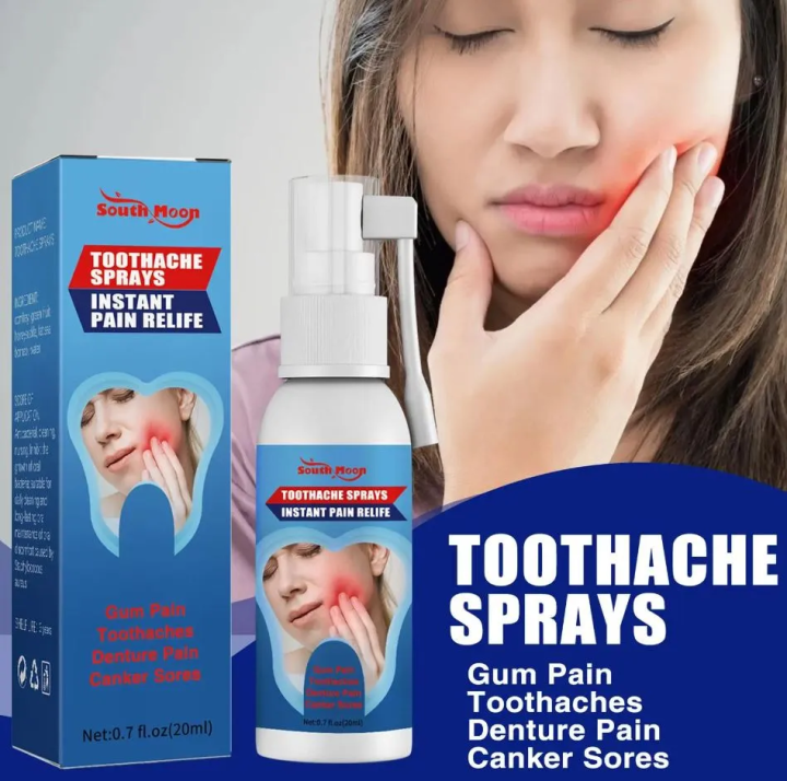 Original Toothache Spray Instant Teeth Pain Treatment Liquid Relief ...