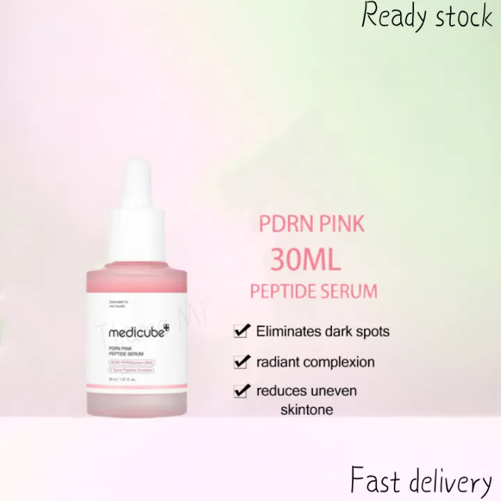 Medicube PDRN Pink Peptide Serum Pink glow serum, Vegan PDRN, Collagen ...