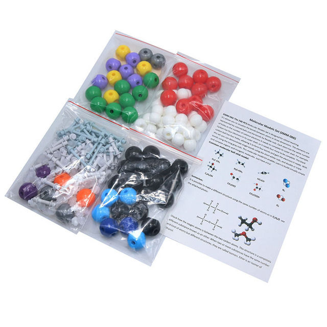 240 Pcs Chemical Set Model Molecular Structure Model Kit And Organic ...