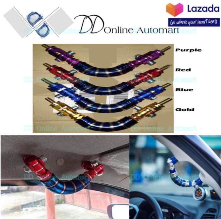 1pc TITANIUM HANDLE BAR Universal Grip Roof Door Handle for car SUV ...