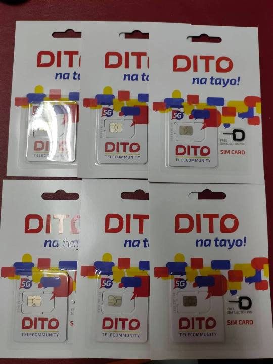 DITO SIM CARD / 5G VANITY/ + 3GB DATA FREE | Lazada PH