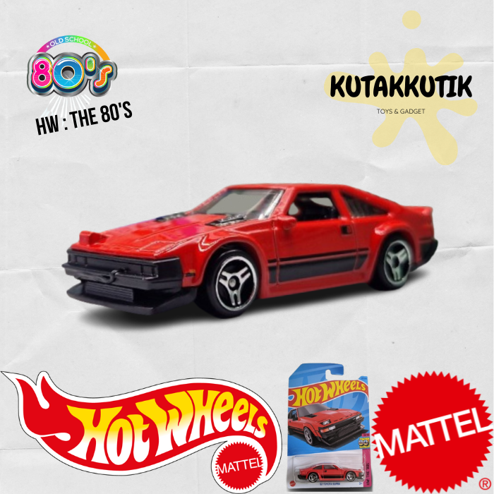 Hotwheels Mobil Balap Sedan 82 Toyota Supra Merah HW The 80s | Lazada ...