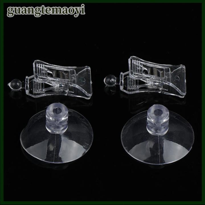 guangtemaoyi 1Pc Clear Plastic Suction Cup Clip Advertising Clip ...