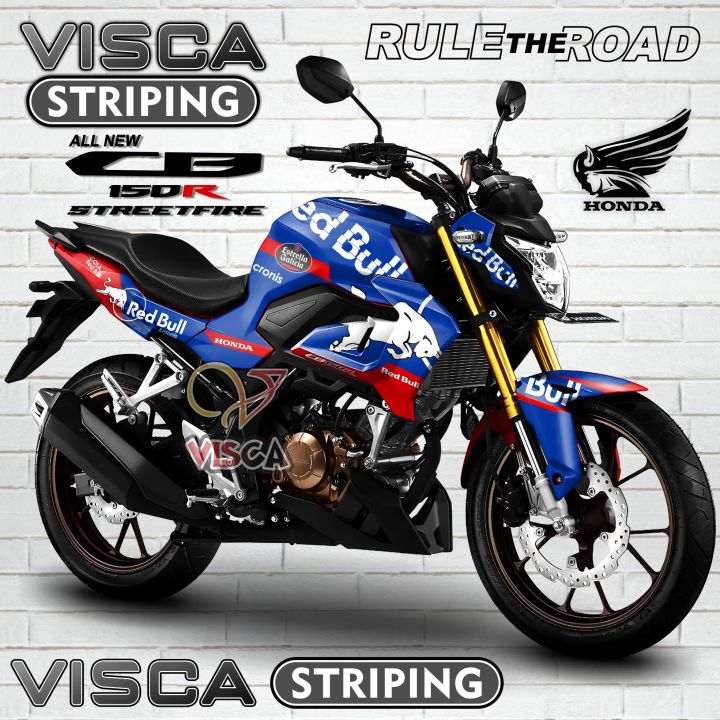 Stiker Striping CB 150R 2021 Street Fire Fullbody Variasi Redbull Torro ...