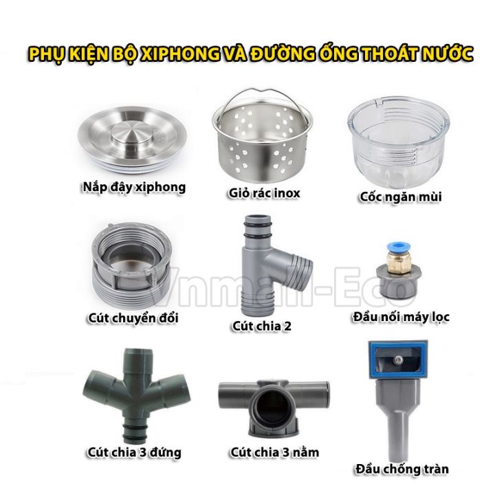 Phụ kiện của xiphong và đường ống thoát nước bồn rửa bát | Lazada.vn