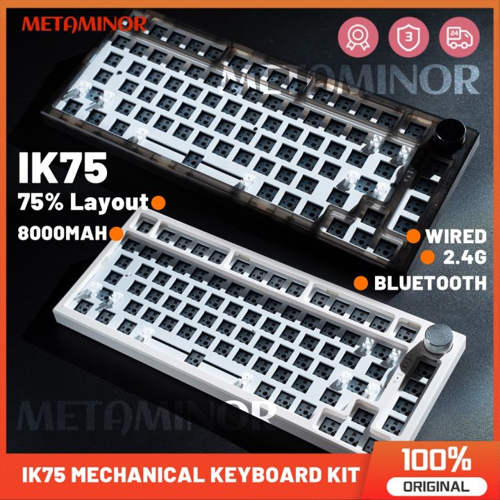 【NEW】 【Ready Stock】Ik75 Kit Wireless 3 Mode Hot Swap Gasket Mechanical ...