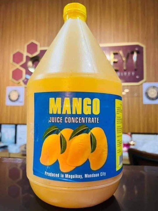 1 Gallon Mango Juice CONCENTRATED (all new production for longer shelf ...