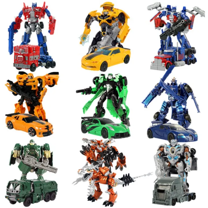 Transformer Optimus Prime Bumblebee Kid Toy Convertible Car to Robot ...