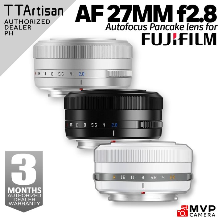 TTARTISAN 27mm f2.8 XF AF Autofocus Pancake Lens Fujifilm Fuji TT ...