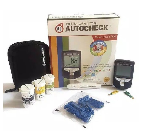 Alat Autocheck 3 In 1 (Alat Cek Gula, Asam Urat, Cholesterol) | Lazada ...