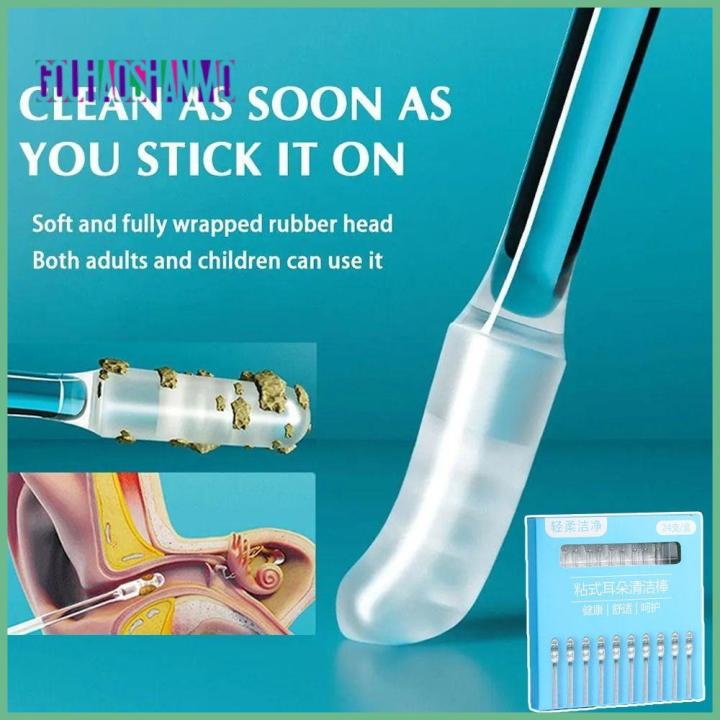 VTXNS Disposable Disposable Ear Swabs Soft Ear Cleaner Ear Wax Removal ...