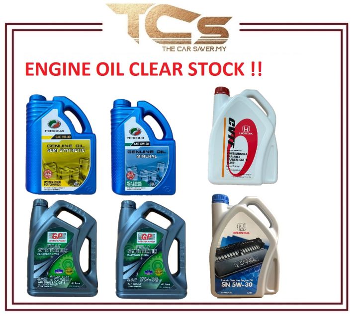 CLEAN STOCK!! (ENGINE OIL & CVT OIL ) | Lazada
