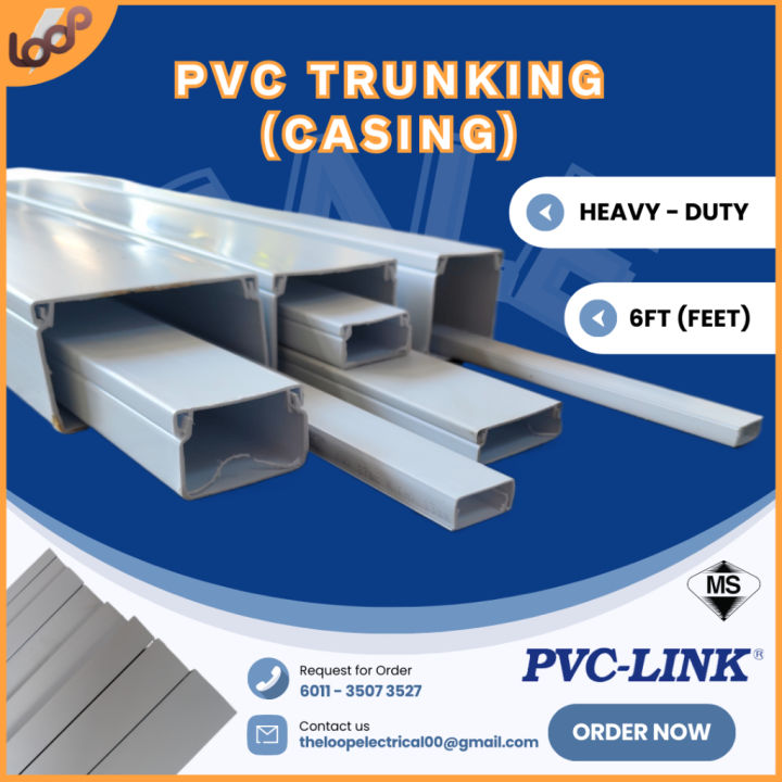 PVC TRUNKING / PVC CASING / WAYAR ELEKTRIK CASING [ SIRIM APPROVED ...
