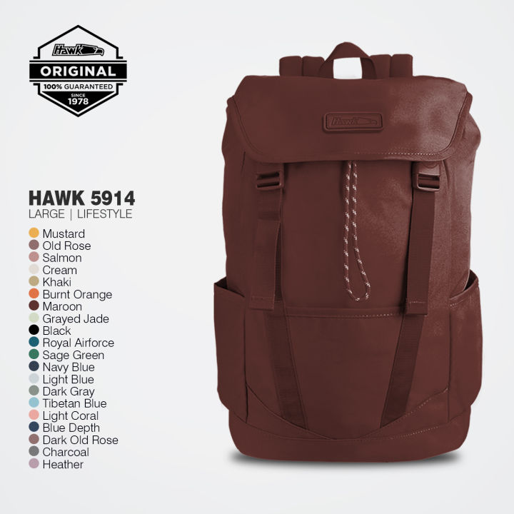 Hawk 5914 LARGE Lifestyle Backpack with VIRUPRO Anti-Microbial ...