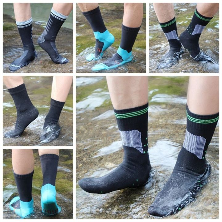 VBGG เล่นสกีฤดูหนาว ถุงเท้ากันน้ำผู้ชาย หนาขึ้น ระบายอากาศได้ระบายอากาศ ...