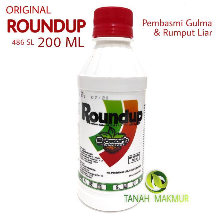 ROUNDUP 200ml 1 LITER Roundup 1 L 200 ml HERBISIDA RACUN RUMPUT ...