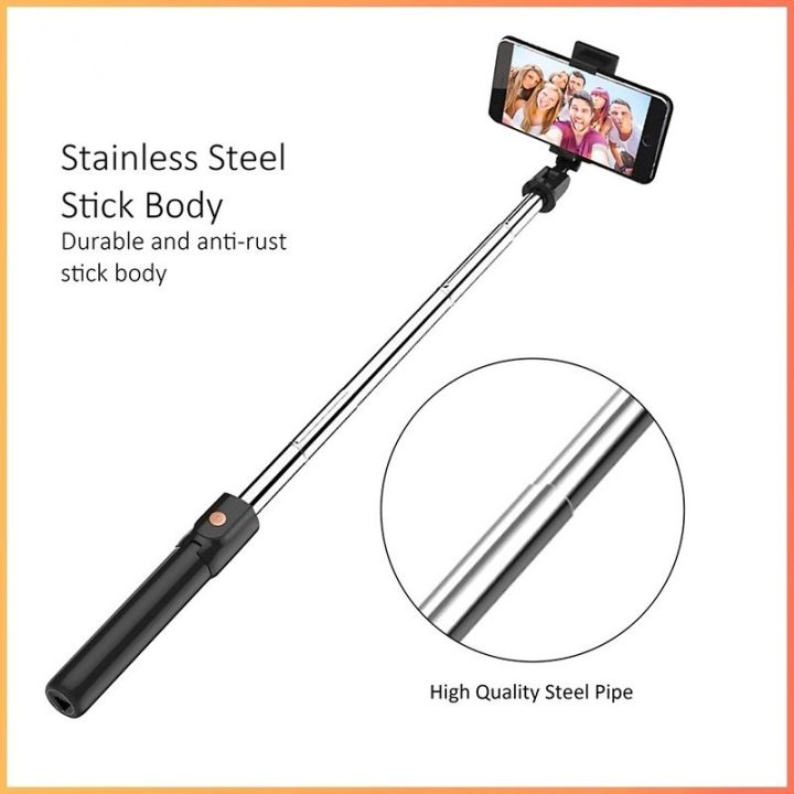 Multi-function Tripod Phone-Holder Live monopad 3 IN 1 Selfie Stick ...