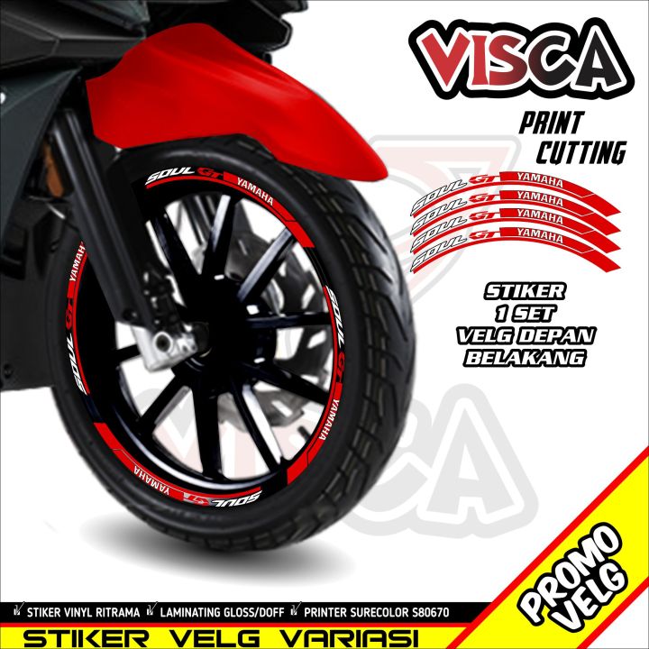 Stiker Velg List Velg Motor Stiker Velg Soul GT New | Lazada Indonesia