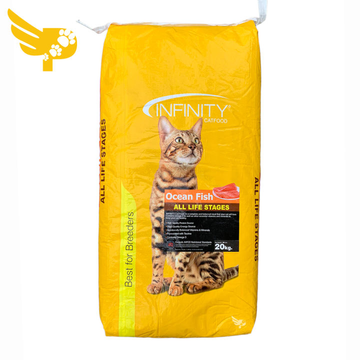 Infinity Catfood 20kg - Ocean Fish flavor - All Life Stages - Infinity ...
