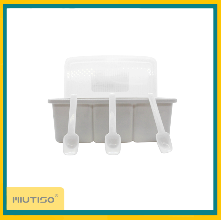 Miutiso Seasoning Box 3-Compartment Spice Condiments Container with ...