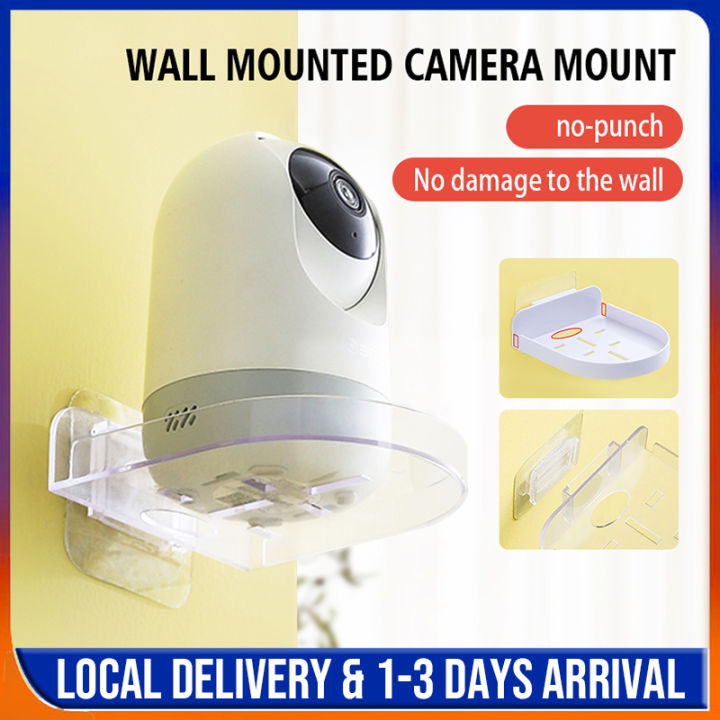 Wall Mounted Camera Stand Holder Camera Bracket Home Office Punch-Free ...
