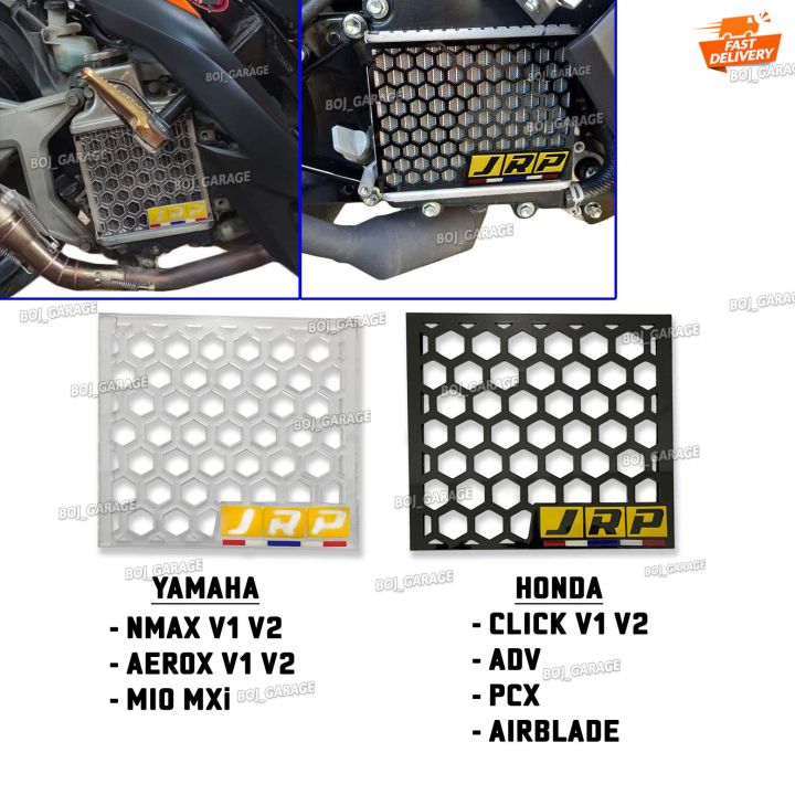 JRP RADIATOR COVER NMAX V1 V2 AEROX V1 V2 MIO MXI HONDACLICK V1 V2 ADV ...
