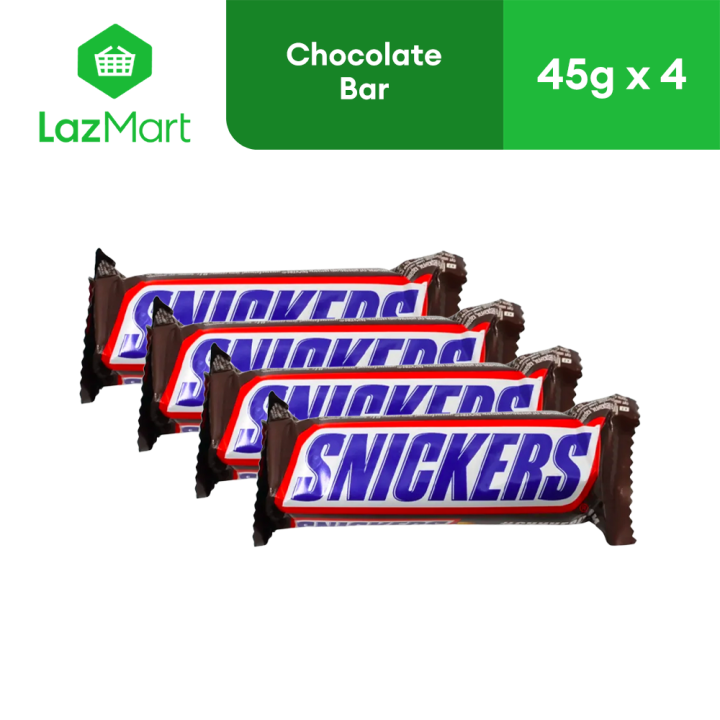 Snickers 45g - Pack of 4 | Lazada PH