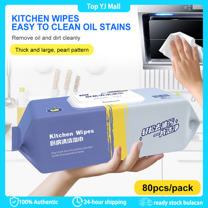 80pcs/pack Kitchen Wipes Multipurpose Dish Cleaning Scented Wipes ...