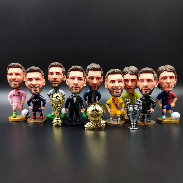 Lionel messi mini action figures Lionel messi's career doll collection ...