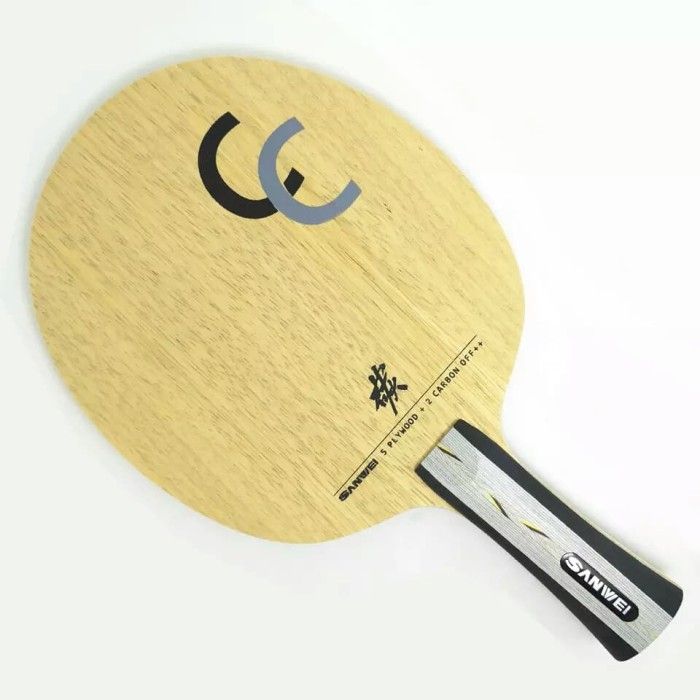 SANWEI CC ATAU CRYSTAL CARBON BAT BET KAYU BLADE PINGPONG TENIS MEJA ...