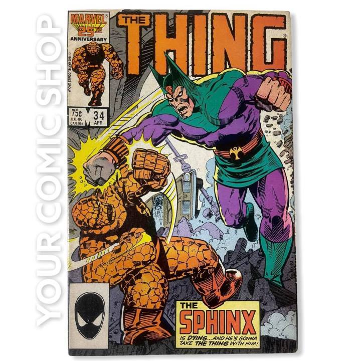 Thing 34 Published Apr 1986 by Marv el Comics Comic BOOK Cartoons Art ...