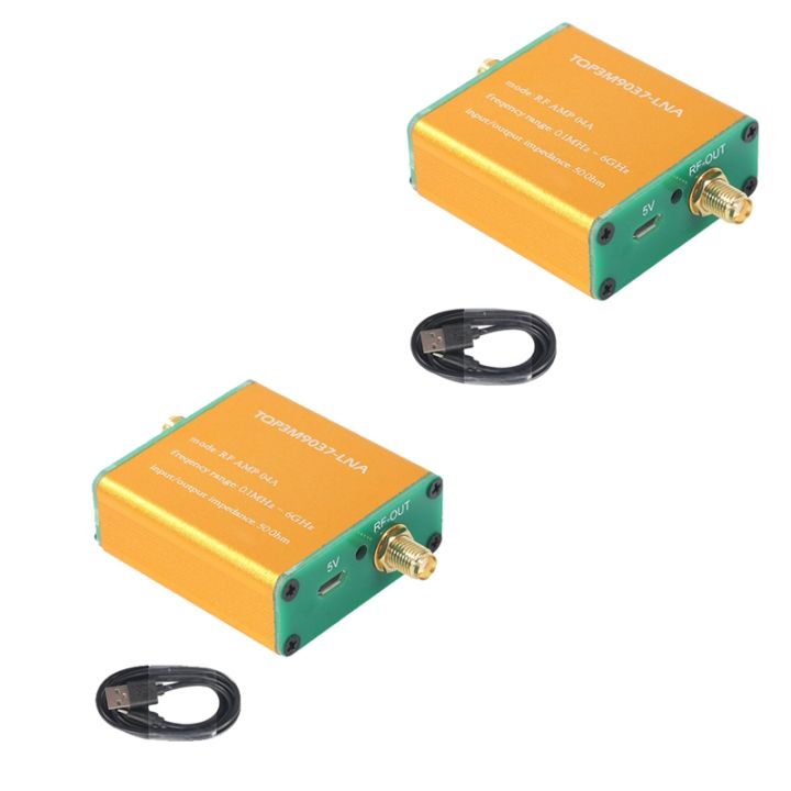 Low Noise Amplifier 100K-6GHz Full Band 20DB LNA RF Power Preamplifier ...