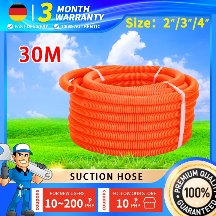 2" 3" 4" 30M Suction Hose / Flexible Hose Corrugated For Water Pump ...