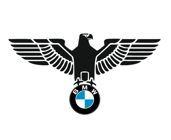 BMW German eagle logo sticker window bumper for Motor car | Lazada